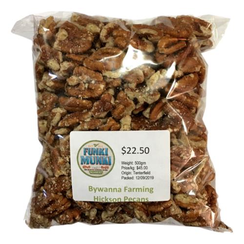 Bywanna Farming – Hickson Pecans 500gm – Funki Munki Thinking Naturally