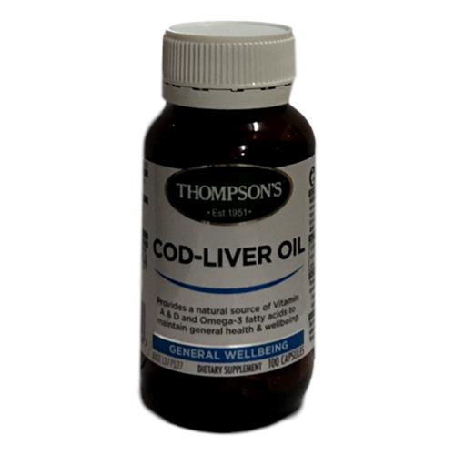 Thompsons – Cod Liver Oil Plus 100 – Funki Munki Thinking Naturally
