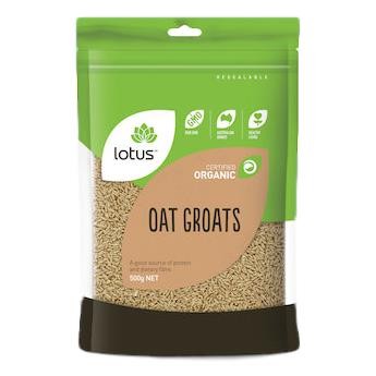 Lotus – Organic Oat Groats 500g – Healthy General Store | Funki Munki ...