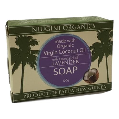 Niugini Organics – Soap Coconut Oil Lavender 100gm – Healthy General ...