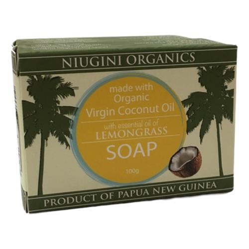 Niugini Organics – Soap Coconut Oil Lemongrass 100gm – Healthy General ...