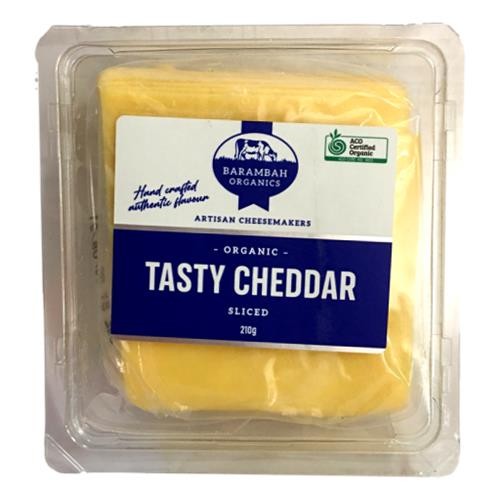 Barambah – Cheese Cheddar Sliced 210gm (not postable) – Healthy General ...