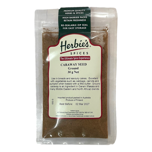 Herbies Spices – Caraway Seed Ground 30gm – Healthy General Store ...